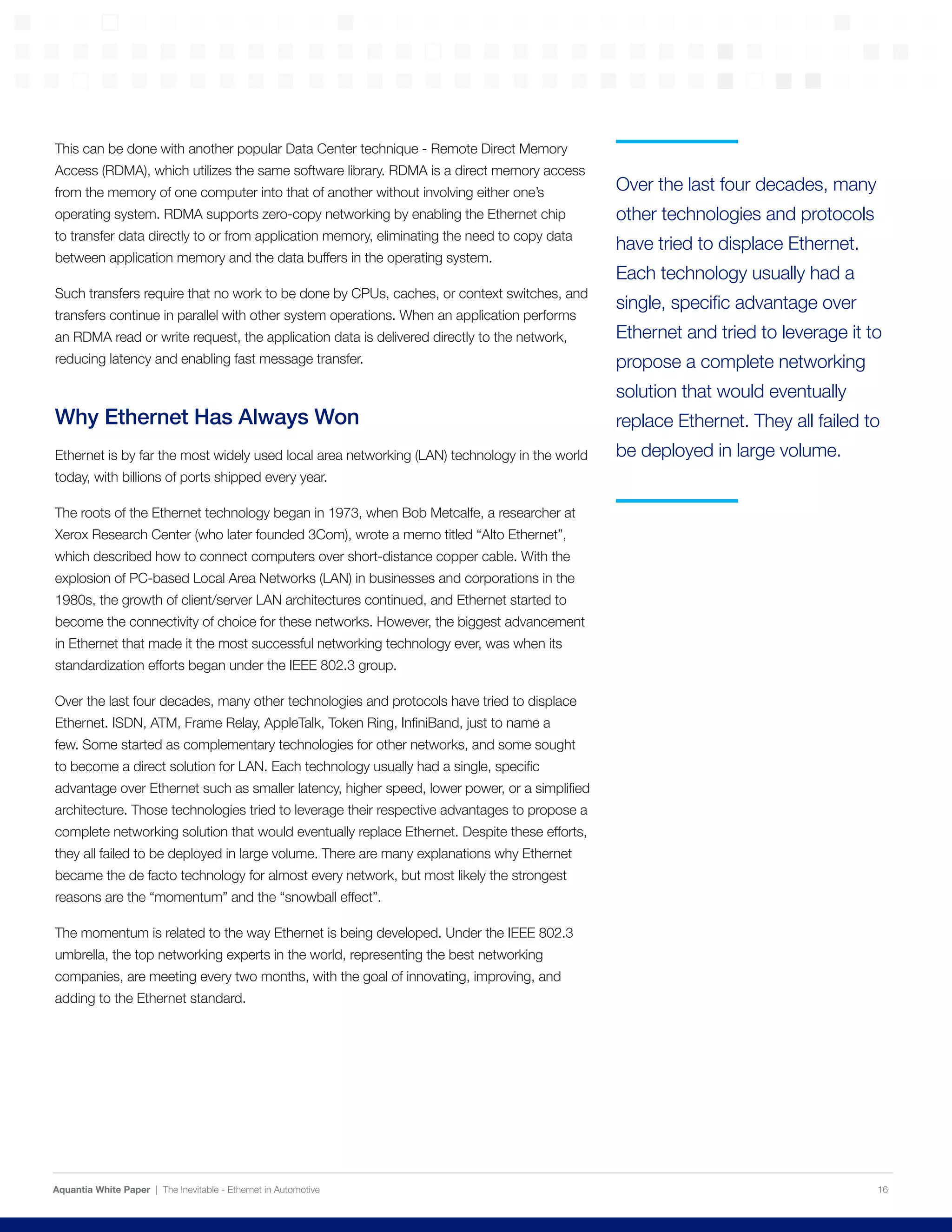 The Inevitable - Ethernet in Automotive | PDF