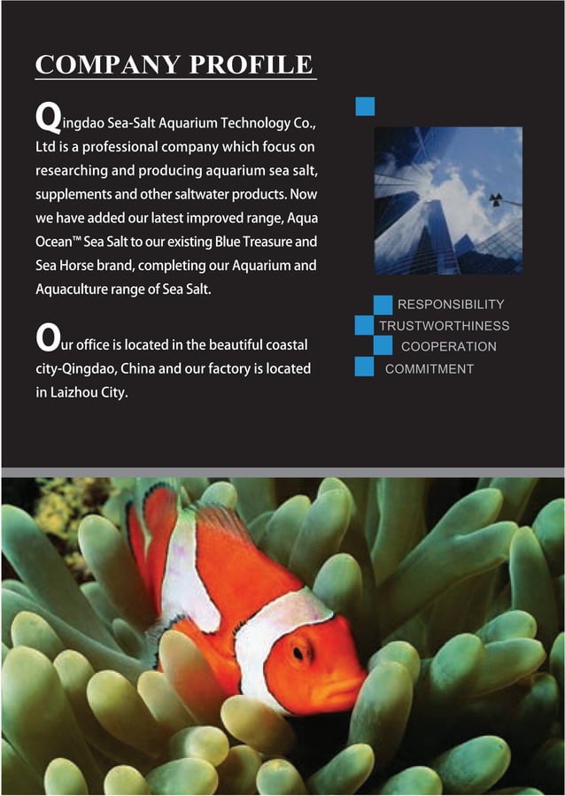 Aqua Ocean - Marine Sea Salt Product Brochure 2014 | PDF | Chemistry ...