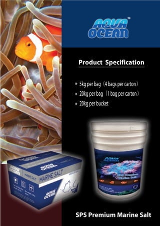 Aqua Ocean - Marine Sea Salt Product Brochure 2014 | PDF | Chemistry ...