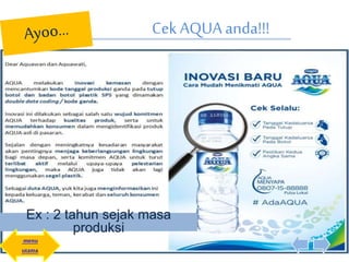 iklan aqua ( tugas APLIKOM) | PPTX