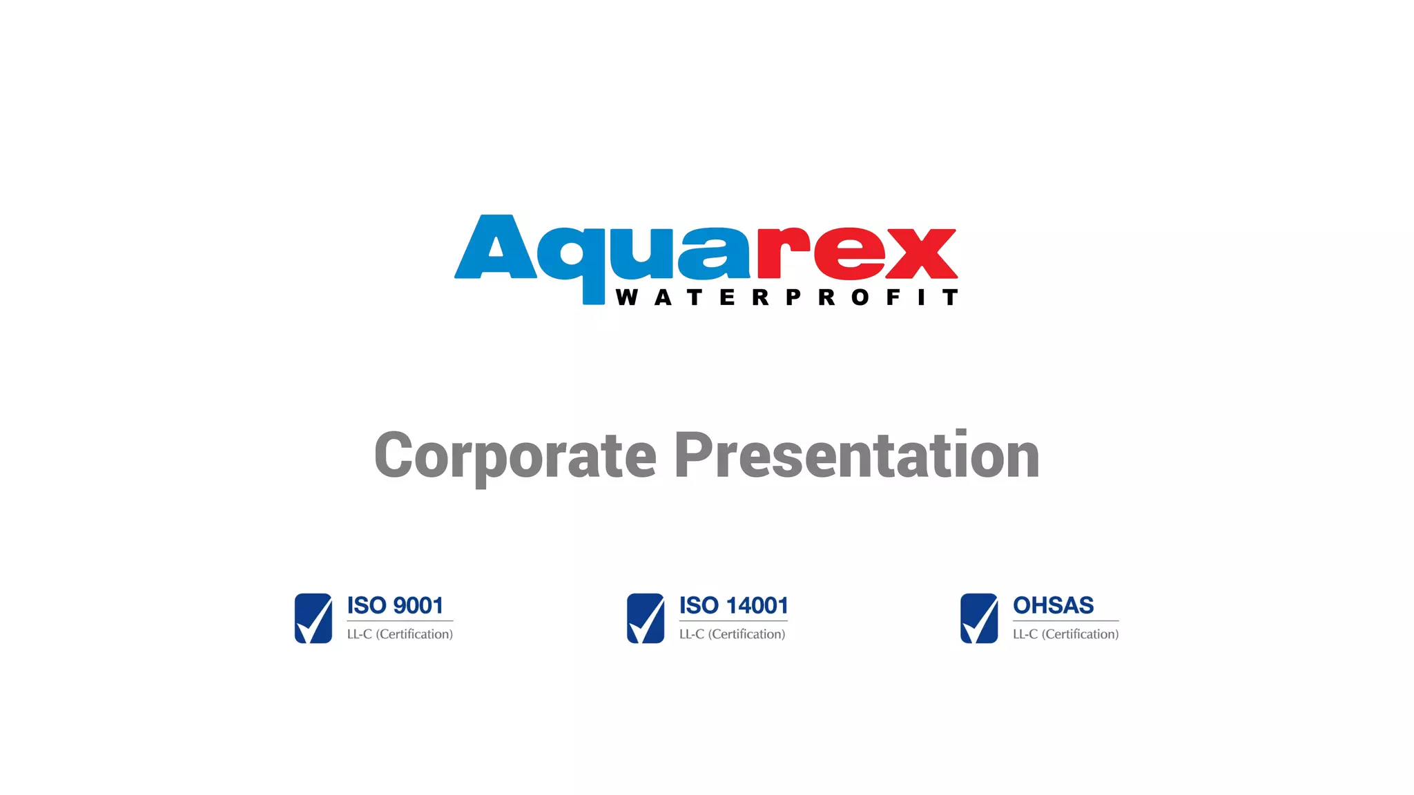 Aquarex - Corporate presentation 2018 | PDF
