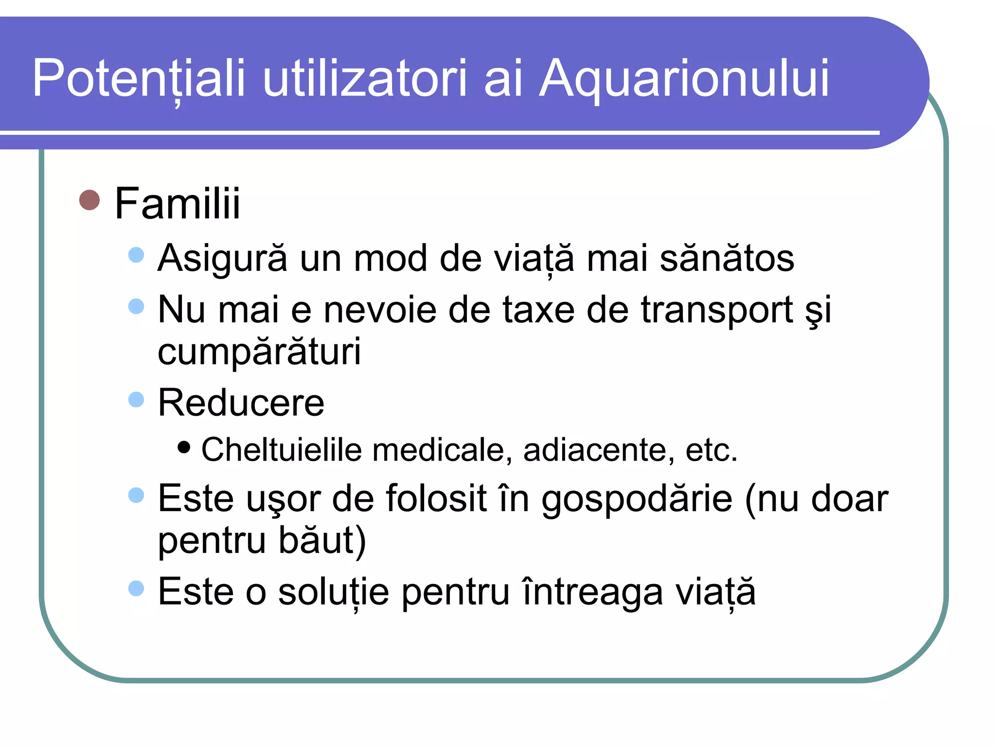 Aparat tratare-ionizare apa robinet | PPT