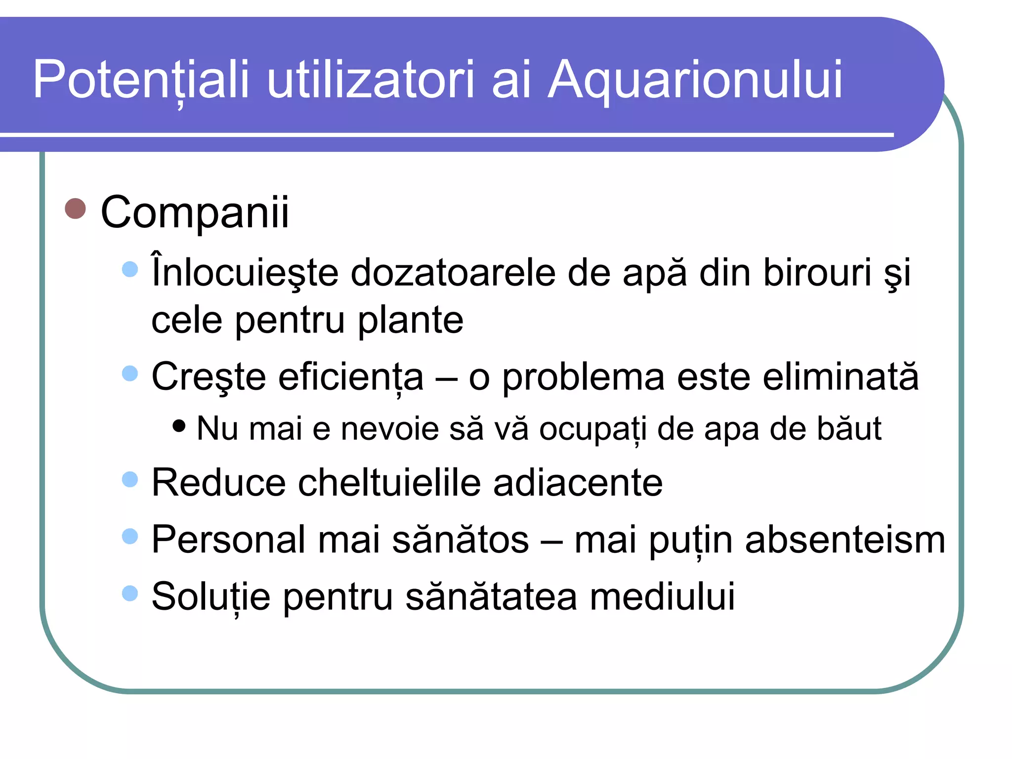 Aparat tratare-ionizare apa robinet | PPT