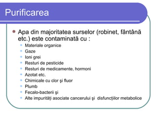 Aparat tratare-ionizare apa robinet | PPT