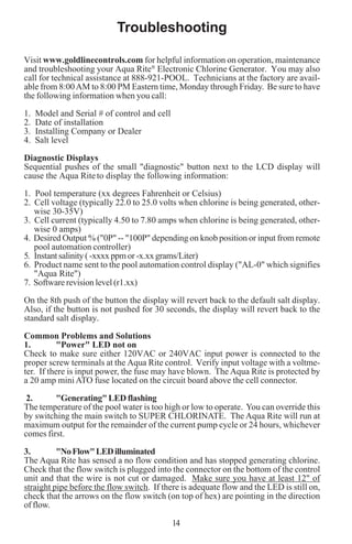 Aqua rite&aquarite manual | PPT