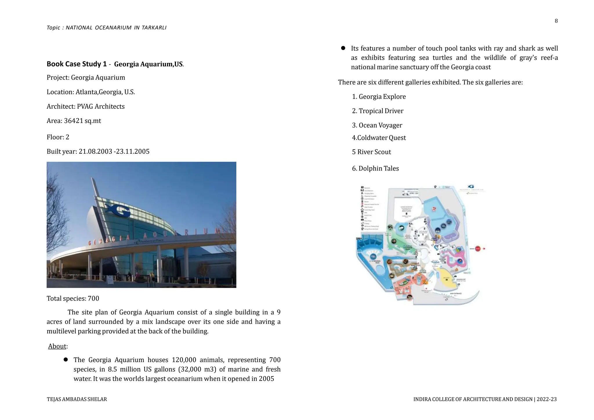 Detailed research on design of aquarium and case studies | PPTX