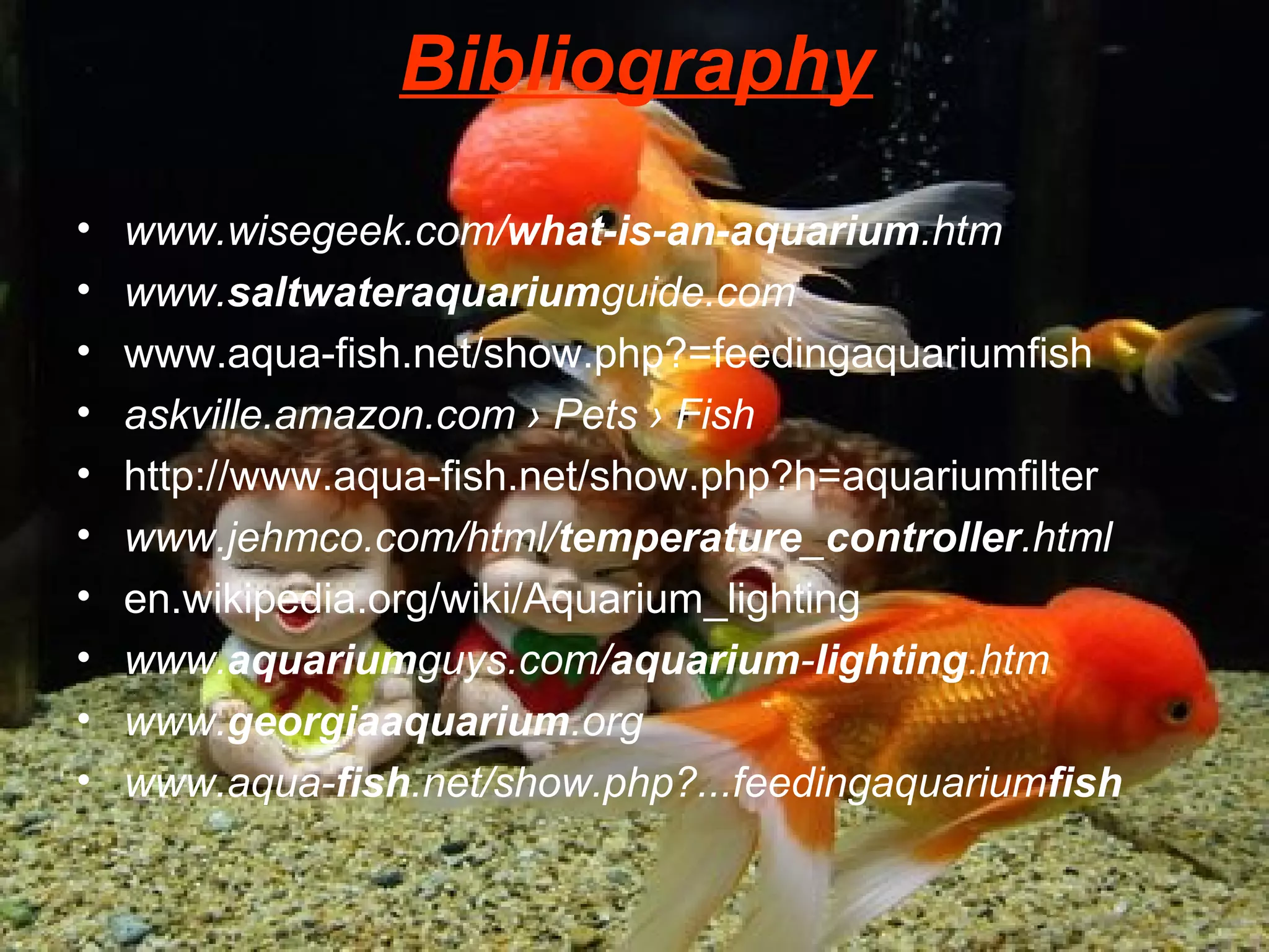 Aquarium fishes ppt | PPT