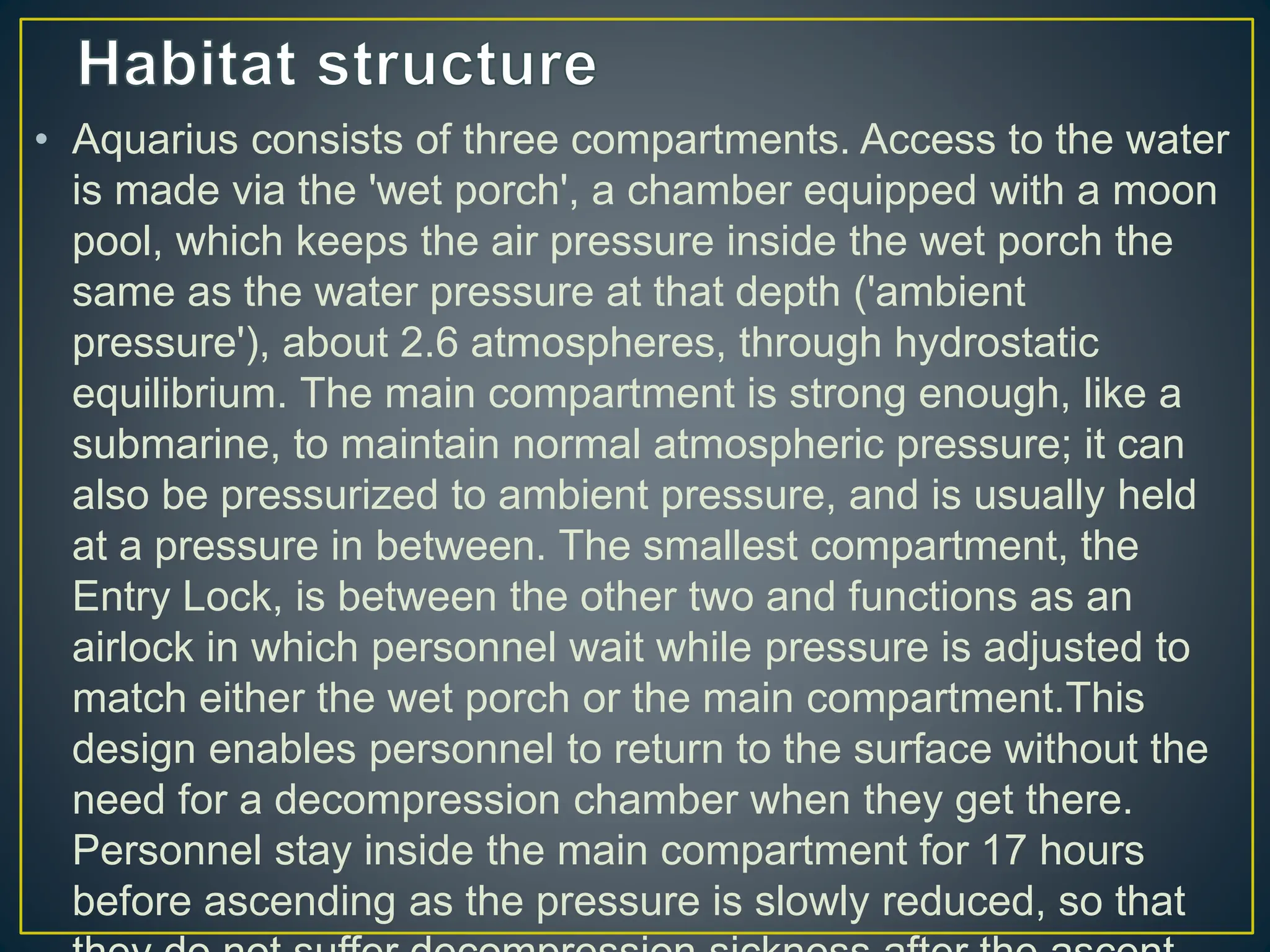 Aquarius Reef BaseAquarius Reef BaseAquarius Reef Base | PPTX