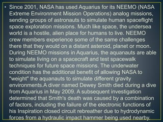 Aquarius Reef BaseAquarius Reef BaseAquarius Reef Base | PPT