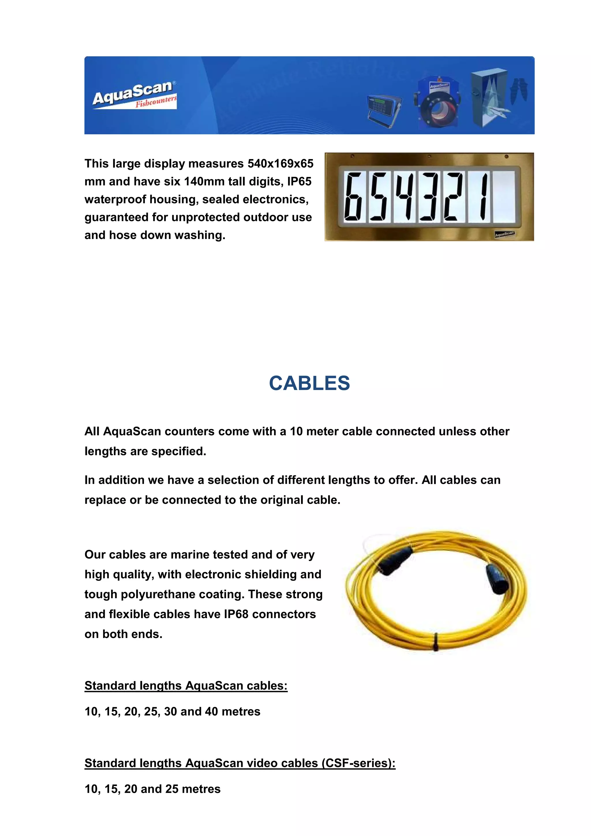 Aqua scan accessories english | PDF | Computer Peripherals | Computing