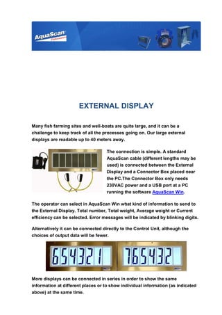 Aqua scan accessories english | PDF