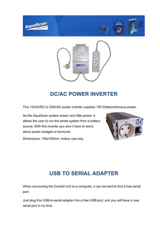 Aqua scan accessories english | PDF | Computer Peripherals | Computing