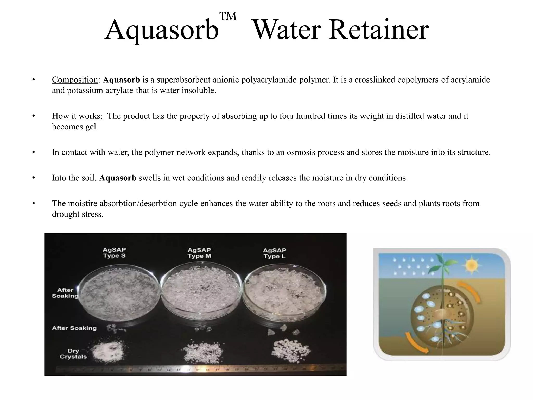 Aquasorb for hydroseeding applications gdot | PPT