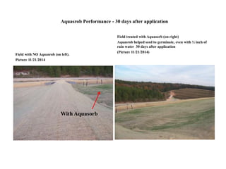 Aquasorb for hydroseeding applications gdot | PPT