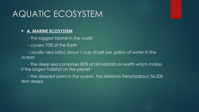 AQUATIC-ECOSYSTEM.pptx Lesson 1 and 2345 | PPT