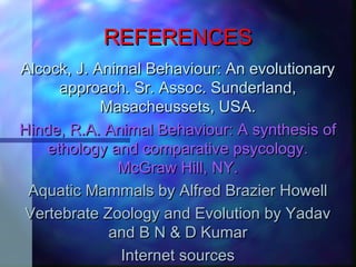 Aquatic adaptations in birds and mammals | PPT