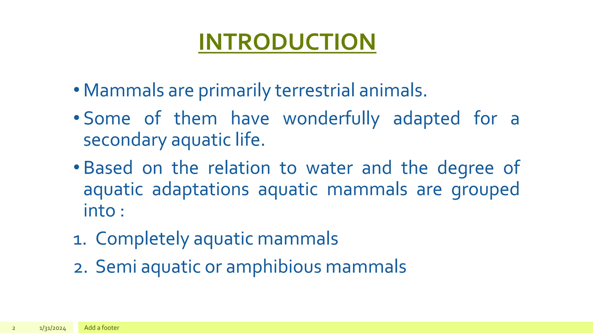 Aquatic adaptations in mammals by Brijesh Singh M.Sc. II year.pptx