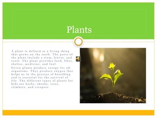 AquaticAnimals Plants power point presentaion ArnaTiwari_5B | PPTX