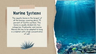 Environmental Science - Aquatic Biomes - Marine Systems | PDF