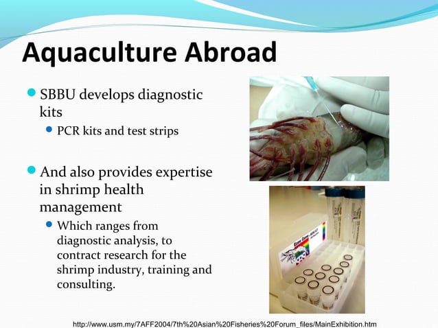 Aquatic biotechnology | PPT | Agriculture | Industries