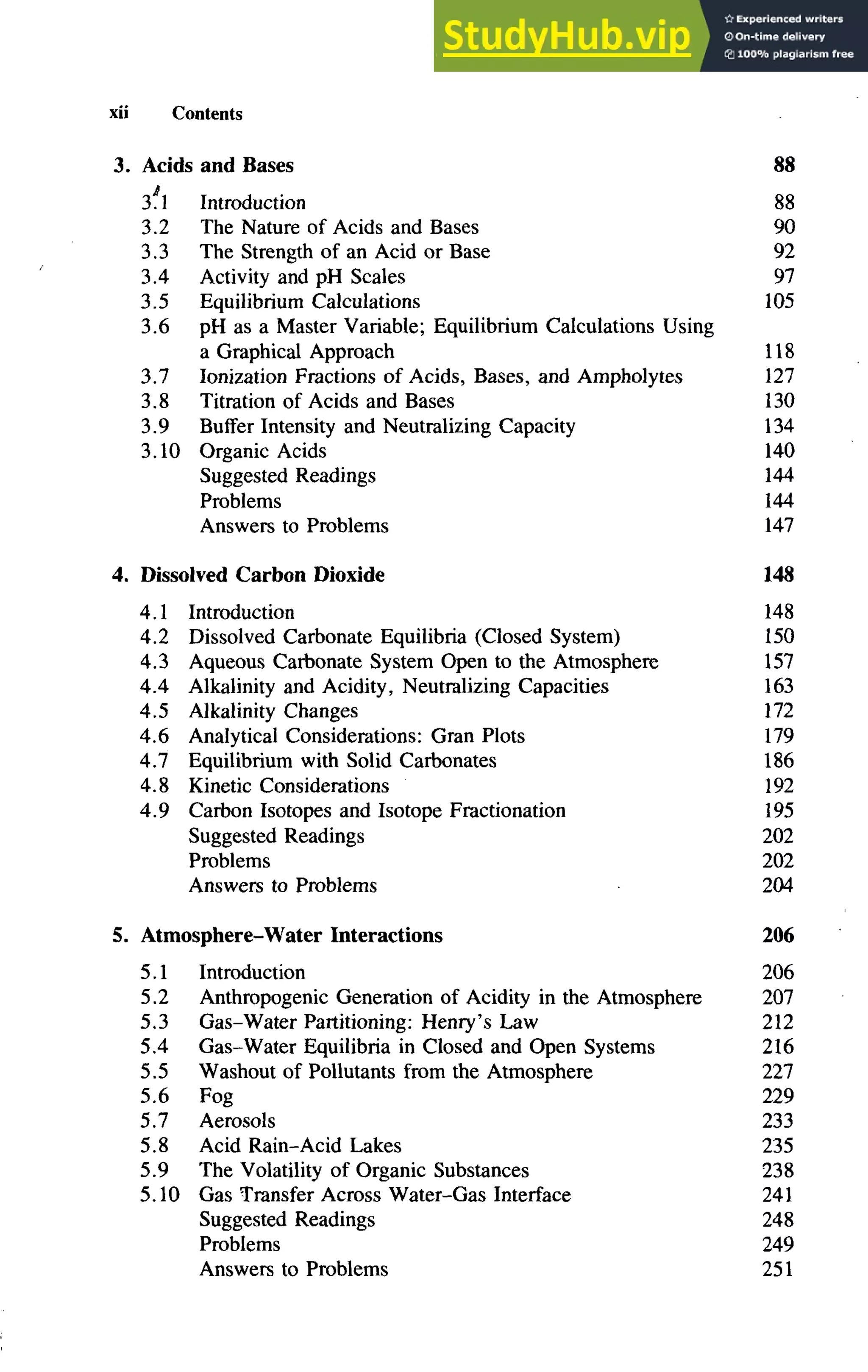 Aquatic Chemistry | PDF