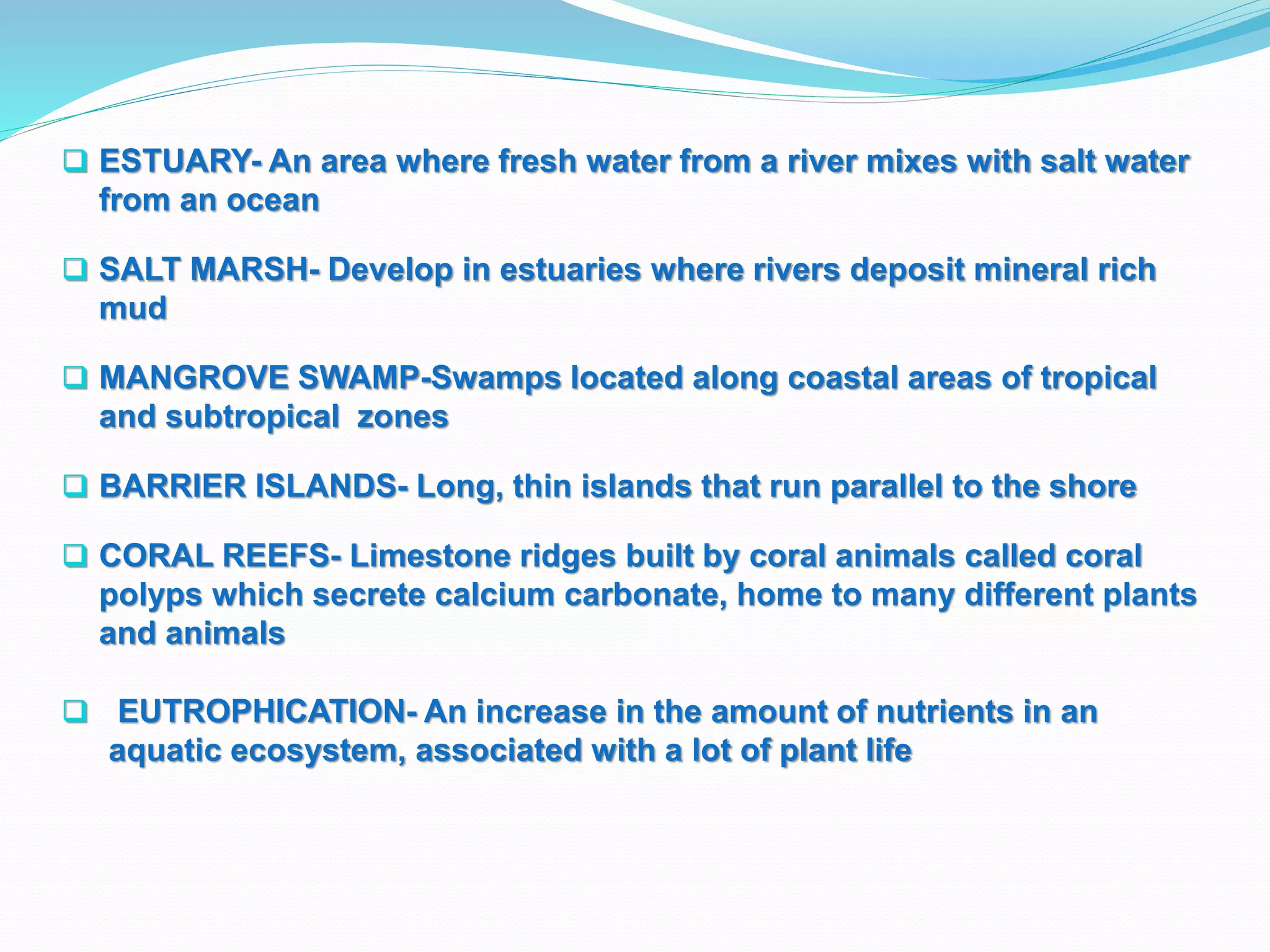 Aquatic ecosystem ppt | PPTX