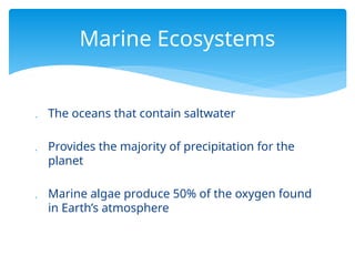 Aquatic Ecosystems PowerPoint Presentation | PPTX