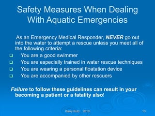 Aquatic emergencies | PPT