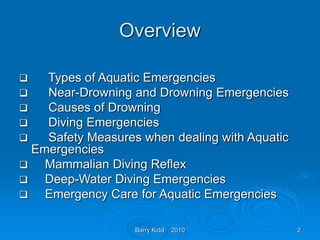 Aquatic emergencies | PPT
