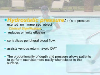 Aquatic exercises | PPTX