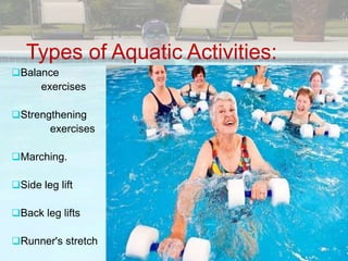 Aquatic exercises | PPTX