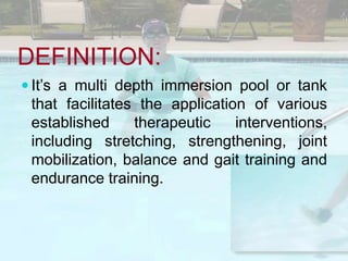 Aquatic exercises | PPTX