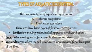Aquatic management | PPTX