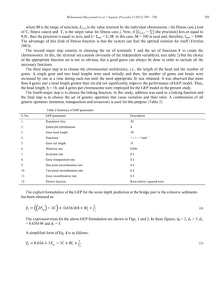 Scour prediction at bridge piers in cohesive bed using gene expression programming | PDF ...