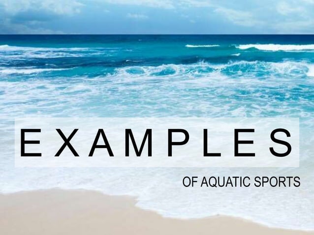 Aquatics | PPTX | Swimming | Sports