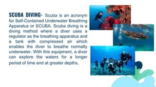 AQUATICS+1.pptx | Scuba Diving | Extreme Sports