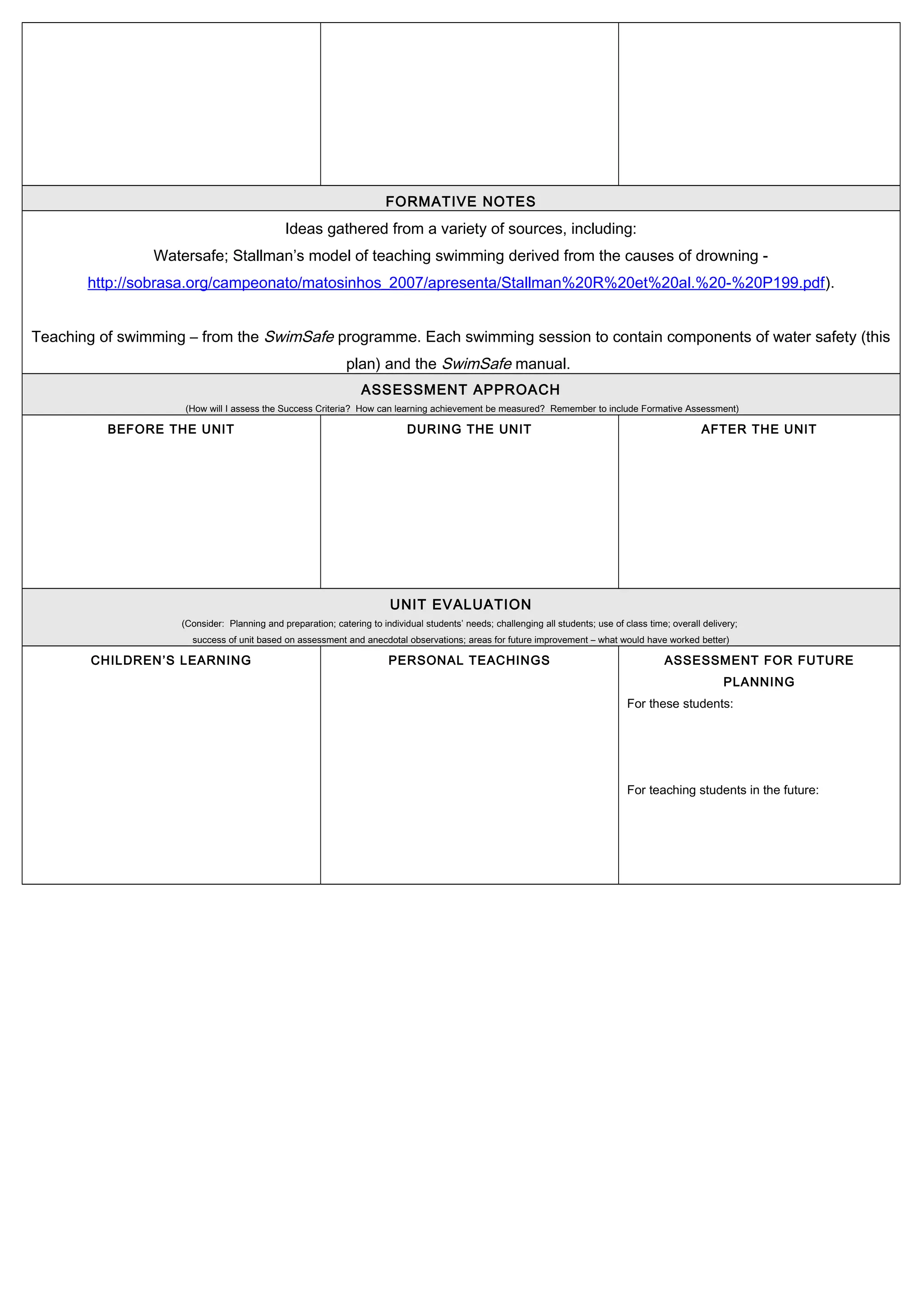 Aquatics and Water Safety Level 1&2 | PDF