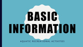 Aquatics ppt copy | PPT