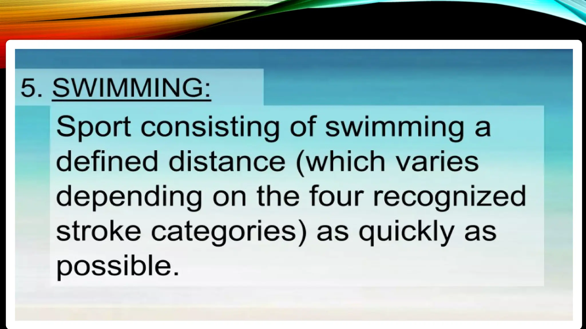 LESSON 2 FOR AQUATICS (WATER SPORTS) PPT. | PPTX