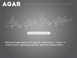 Aquatic talk: Agar, agarose and agarase | PPT