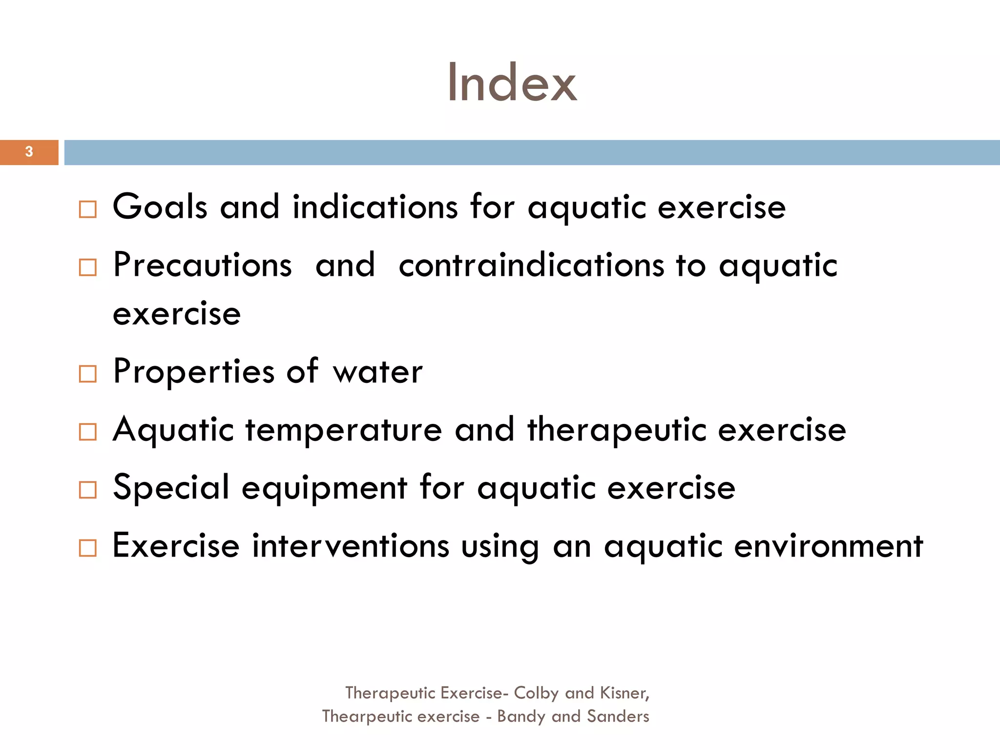 Aquatic therapy | PDF