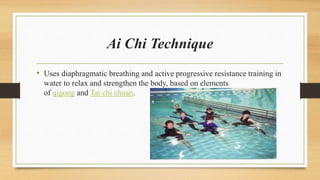 Aquatic therapy | PPTX
