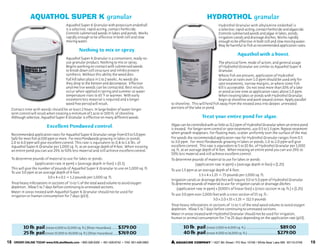 Aquatic weed control, Lake weed control products, Lake weed control ...