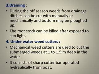 Aquatic weed management | PPTX