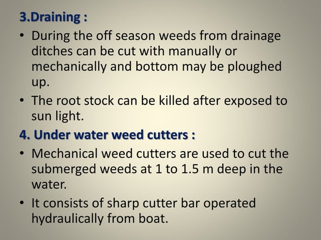 Aquatic weed management | PPTX