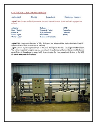 Aqua zone company profile | PDF