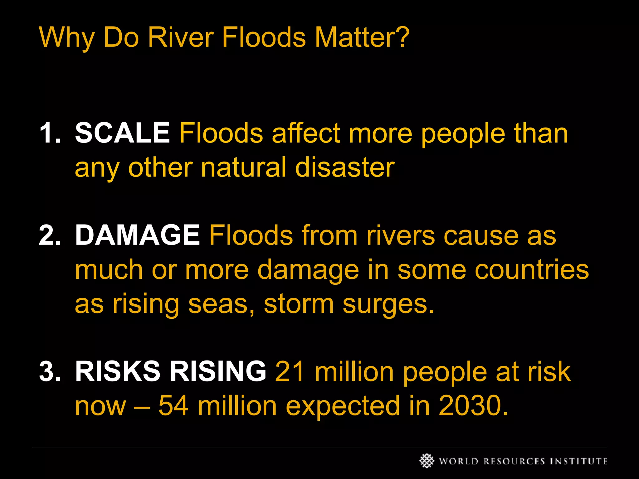Global River Flood Risks | PPTX