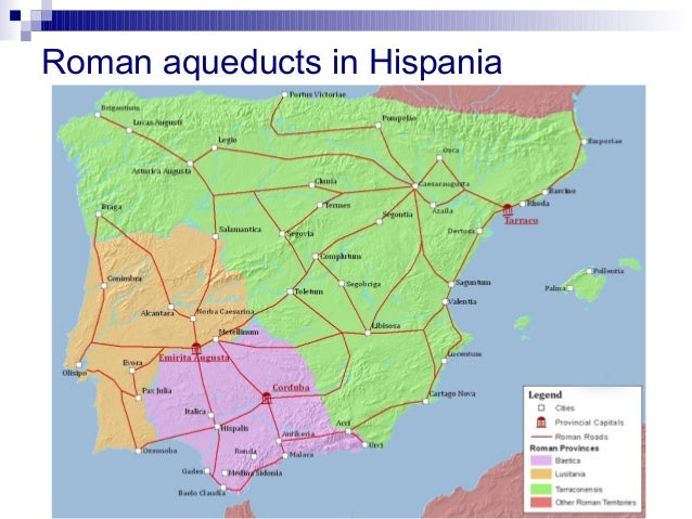Roman Aqueducts Map