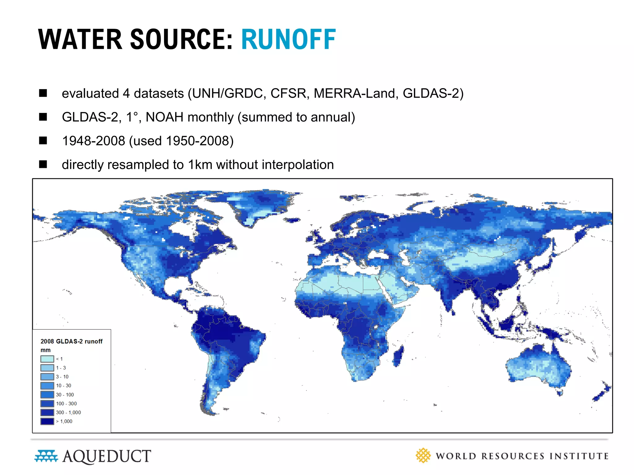 WRI's Aqueduct Global Water Risk Mapping: Data & Methodology | PDF