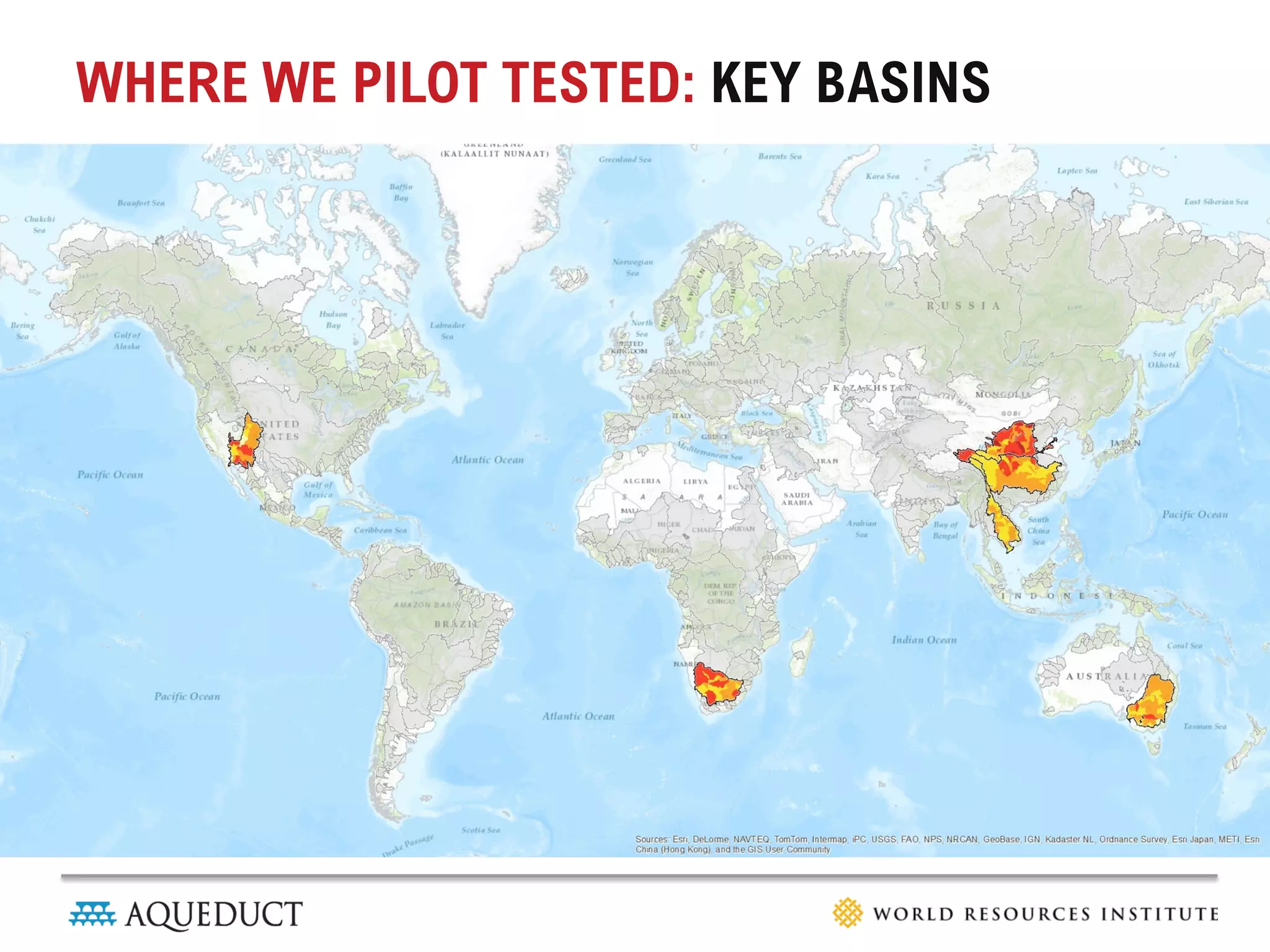 WRI's Aqueduct Global Water Risk Mapping: Data & Methodology | PDF